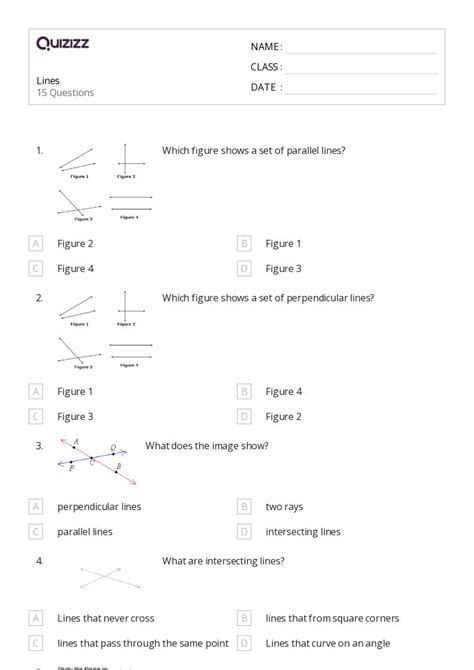 50 Lines Worksheets For 1st Class On Quizizz Free And Printable