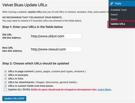 How To Update Urls When Moving Your Wordpress Site