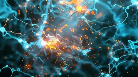 Cellular Architecture Structure Of Brain Cells Showcasing