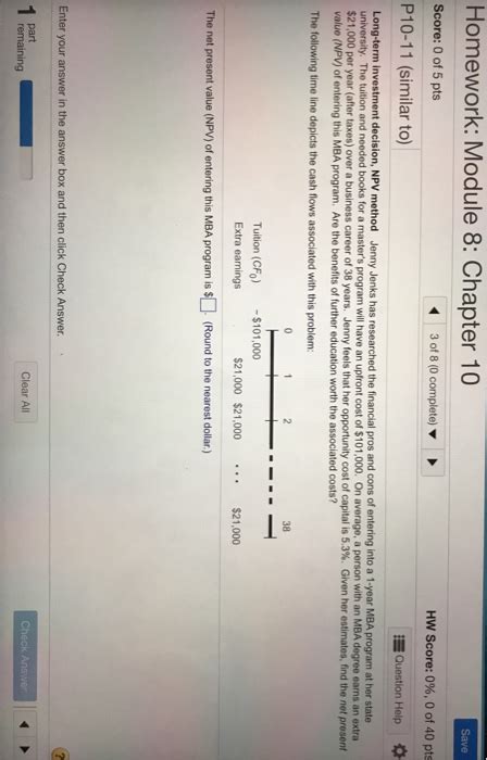 Solved Homework Module 8 Chapter 10 Score 0 Of 5 Pts 3 Of