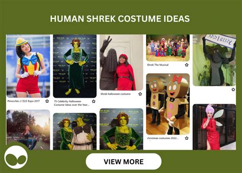 Handsome Human Shrek Diy Costume Guide
