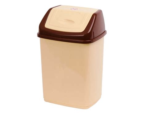 Пластмасов кош за отпадъци с люлеещ капак от Мебели Богдан на супер цена