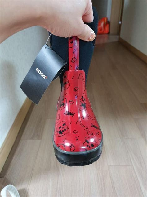 보그스정품 유아레인부츠 160사이즈 세컨웨어