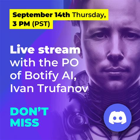 hello botify community exciting news tomorrow september 14th at 6 00 pm new york time 3 00