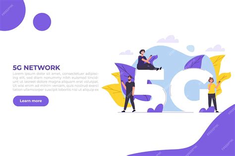 Premium Vector 5g Network Wireless Systems High Speed Mobile Internet Concept Vector