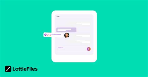 Free Chatting Mobile Lottie Json Animation Animation By Weblodge Lottiefiles
