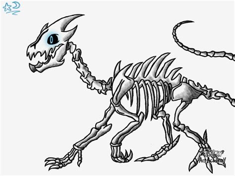 Skeleton Of A Gaster Blaster By Star Nomad On Deviantart