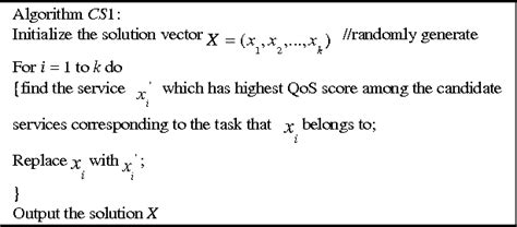 Figure 1 From A Heuristic Qos Aware Service Selection Approach To Web