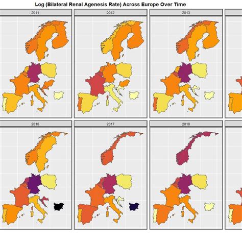 Colorplane Bivariate Time Sequential Map Graph Of Log Bilateral Renal Download Scientific