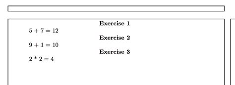 horizontal alignment centering a enumerate list label tex latex