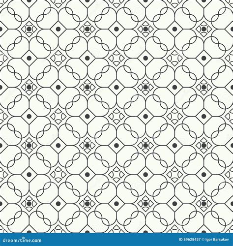 Geometrical Seamless Pattern Stock Vector Illustration Of Cross Cotton 89628457