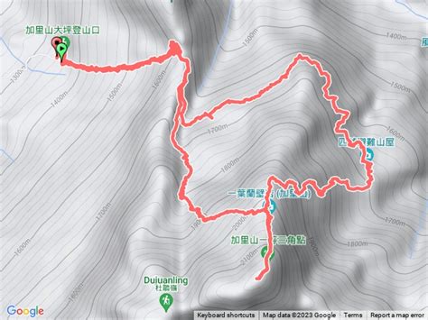 加里山大坪登山口 健行筆記
