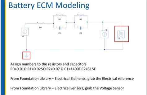 Solved Battery Ecm Modeling Assign Numbers To The Resistors
