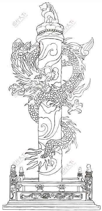 华表线稿图片 华表线稿素材 华表线稿模板高清下载 图行天下 华表线稿图片 华表线稿素材 华表线稿模板高清下载 图行天下