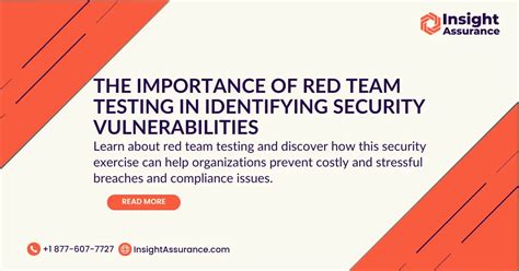 The Importance Of Red Team Testing In Identifying Security Vulnerabilities Insight Assurance