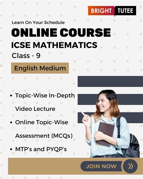 Icse Class 09 Mathematics Online Course
