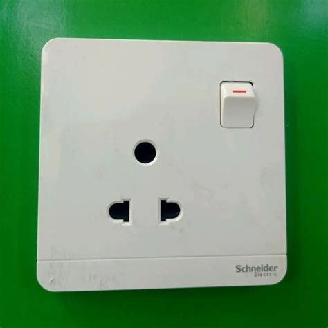 White 16a Schneider Electric Avataron Switched Socket At Rs 1551 In Indore