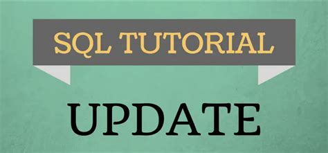 Sql Update Statement Updating Records By Akheelmohammad Medium
