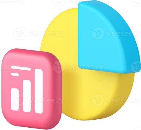 Statistic Analyzing Diagram Data Infographic Research Report 3d Icon 58374298 Png