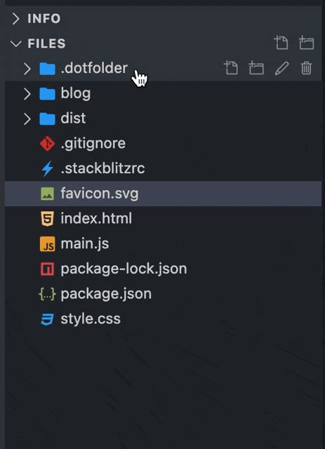 Unable To Create Filesfolders And Folder · Issue 1683 · Stackblitzcore · Github