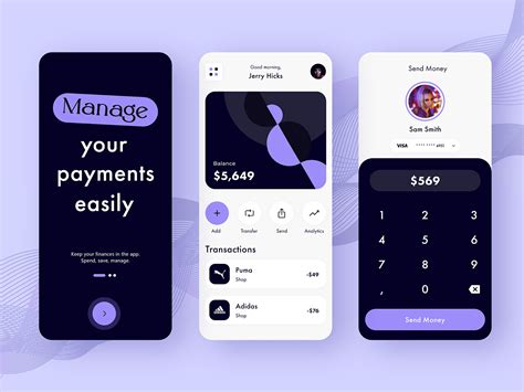 Finance App Ui On Behance