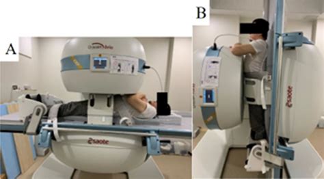 Mri Was Performed With The Participant In The Supine Position A And The