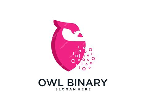 Premium Vector Owl Bird With Binary Logo Design
