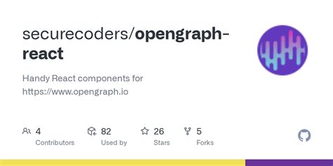 Github Securecodersopengraph React Handy React Components For