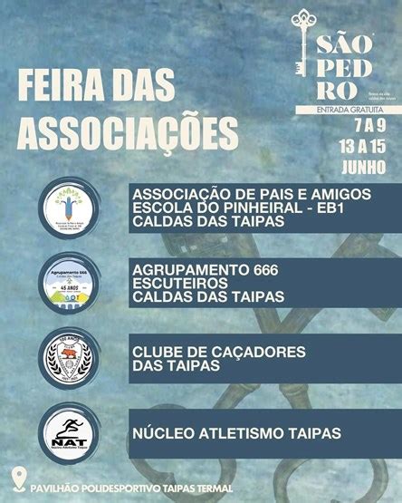 Feira Das Associações Arranca A 7 De Junho No Polidesportivo Das Taipas