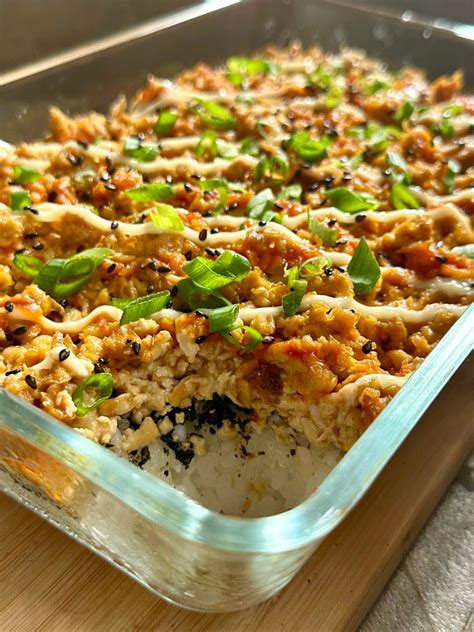 Easy Vegan Salmon Sushi Bake Brown Girl Vegan