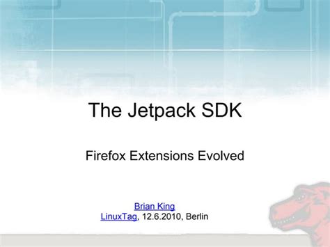 Mozilla Jetpack Sdk Linuxtag 2010 Pdf