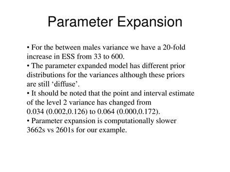 Ppt Mcmc Efficiency In Multilevel Models Powerpoint Presentation