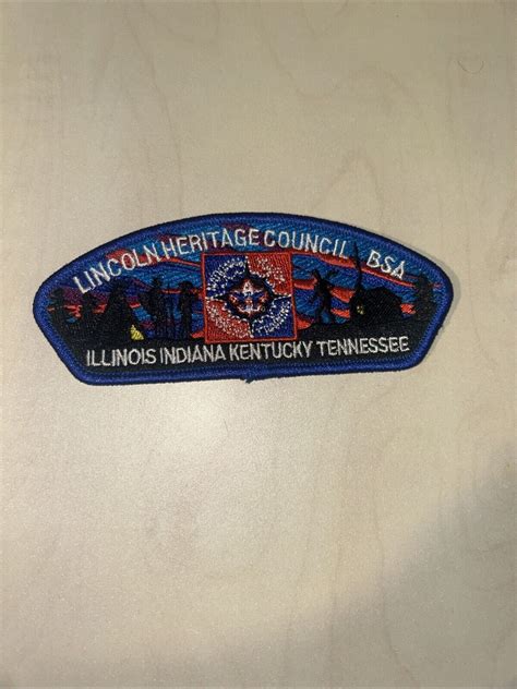 Bsa Lincoln Heritage Council Nylt Staff Csp Version 1 Rare Ebay