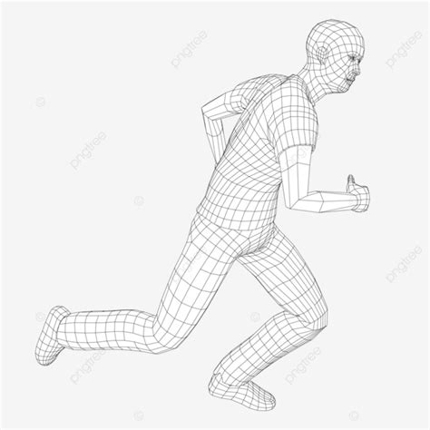 Wire Frame Running Man Active Male Workout Vector Active Male Workout Png And Vector With Wire Frame Running Man Active Male Workout Vector Active Male Workout Png And Vector With