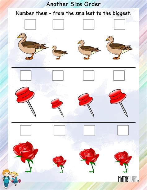 Ascending Descending Order Grade Math Worksheets