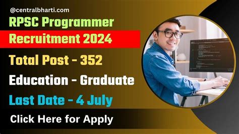 Rpsc Programmer Recruitment 2024 आरपीएससी प्रोगामर के पदों पर निकली