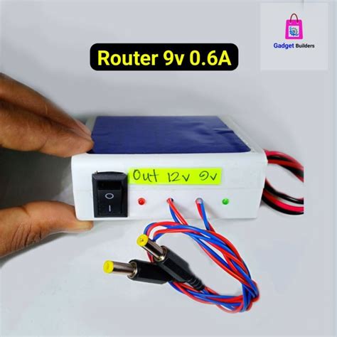 Mini Ips Ups For Wi Fi Router Onu Output V Fix Output Voltage Power Supply For