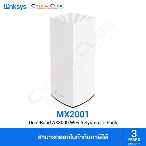 Linksys Atlas 6 Mx2001 Ah Dual Band Mesh Wifi 6 System 1 Pack Ax3000 Mesh Dual Band