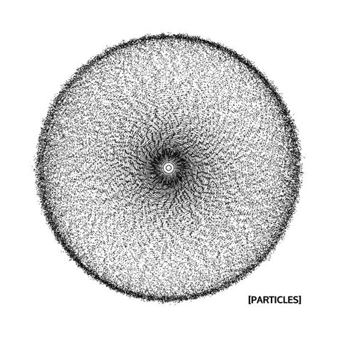 3d Abstract Sphere Array With Dynamic Particles Modern Science And Technology Element Stock