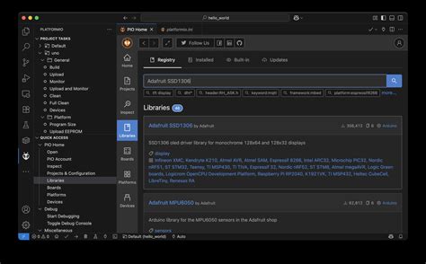 Managing Arduino Libraries In Platformio