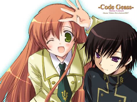 Code Geass Lelouch And Shirley Wallpaper