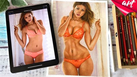 Рисунок цветными карандашами Удивительно вдохновляющее видео 😊 Youtube