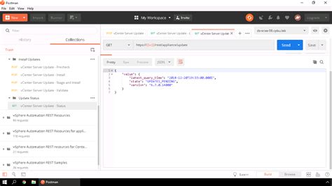 Patching The Vcenter Server Appliance Vcsa Using The Rest Api Part
