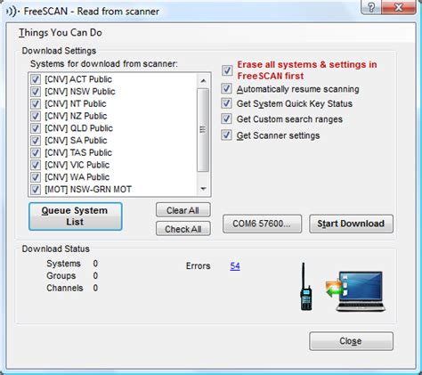 Ozscan Uniden Scanner Instructions UBCD396XT FreeScan Basic