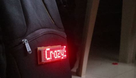 Led Backpack With Programmable Led Display 6 Steps With Pictures