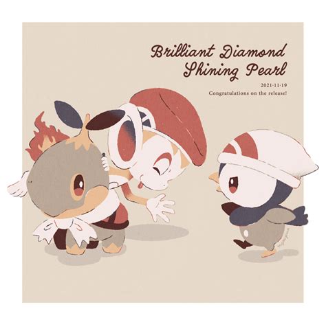 Piplup Turtwig And Chimchar Pokemon And 1 More Drawn By Manami