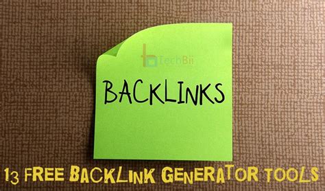 13 Free Backlink Generator Tools For Quality Backlinks