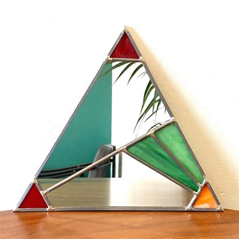 🔺 삼각형 스테인드글라스 케임 거울 아이디어스