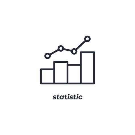 Vector Sign Of Statistic Symbol Is Isolated On A White Background Icon