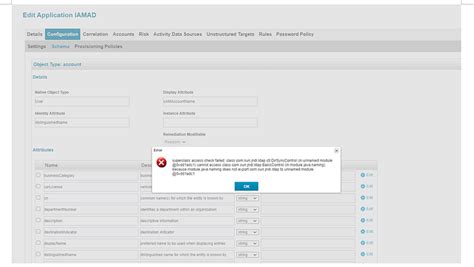 Unable To Preview Ad Accounts From Schema Page Iiq Discussion And